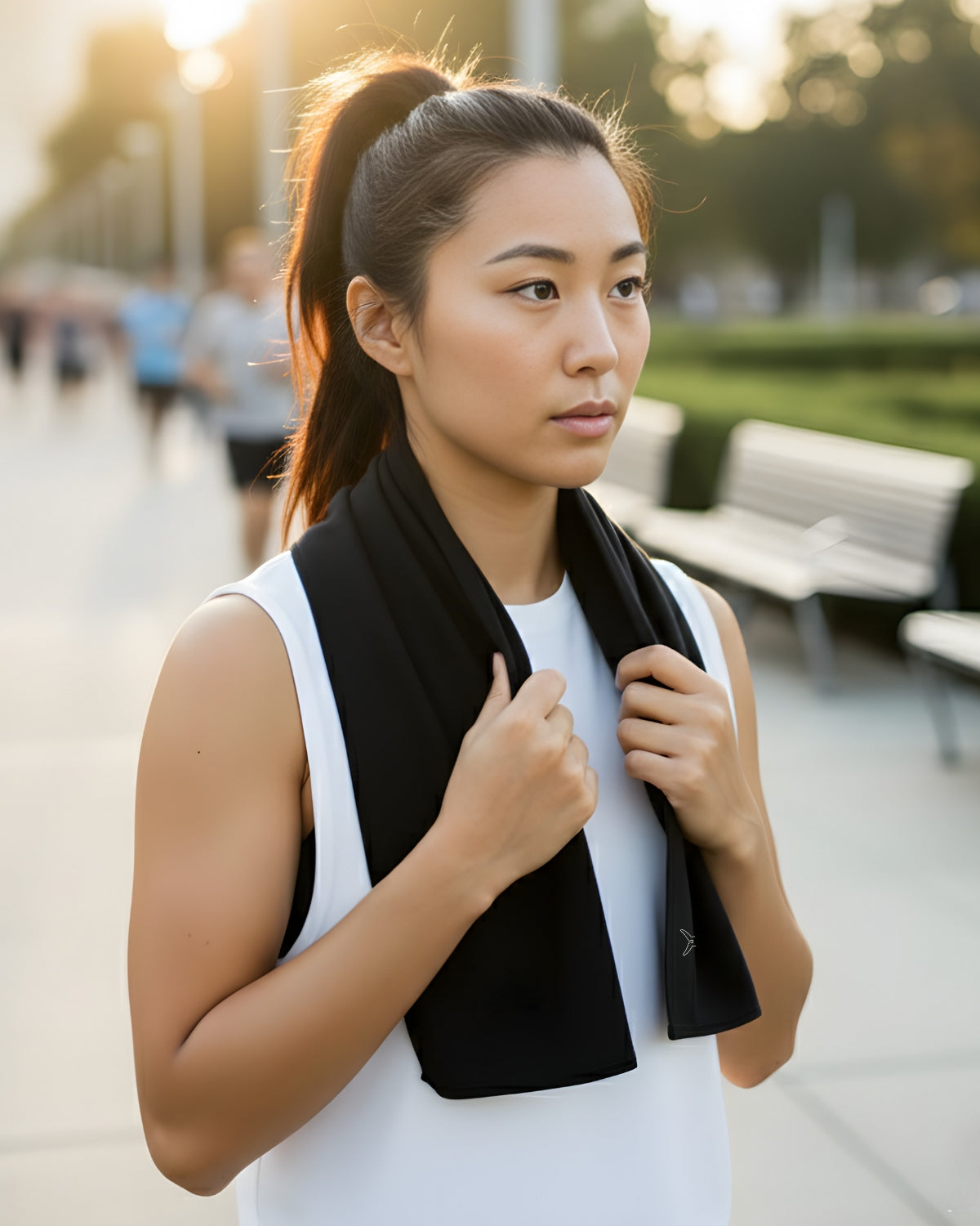 Invincible Cooling Towel for Gym & Running | Microfiber Quick-Dry Spor